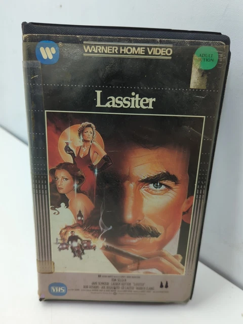 LASSITER VHS 1984 Warner Clamshell Tom Selleck Jane Seymour Lauren Hutton $11.08 - PicClick AU