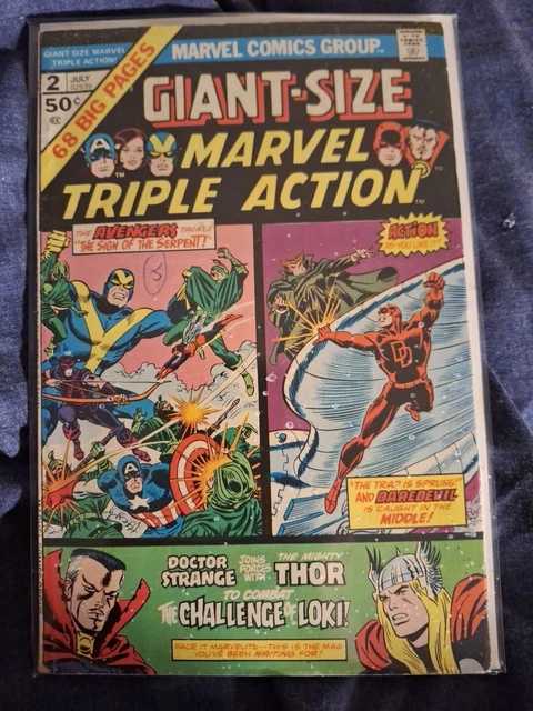 GIANT SIZE - Marvel Triple Action #2 - Marvel Comics - 1975 EUR 5,86 ...