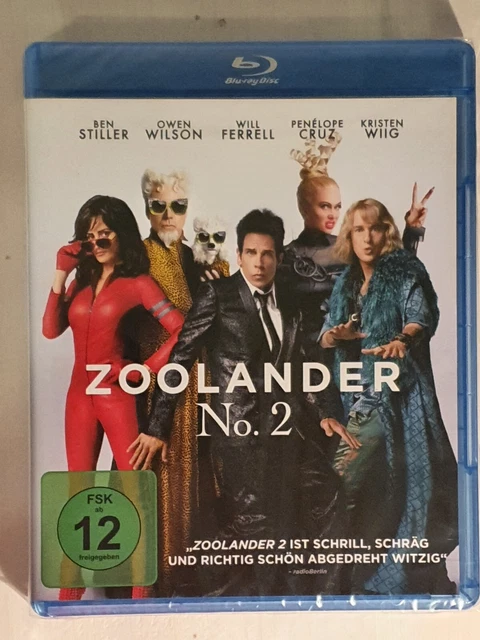 ZOOLANDER 2 - Ben Stiller, Owen Wilson, Penélope Cruz, [Blu-ray] NEU/OVP EUR 8,90 - PicClick FR