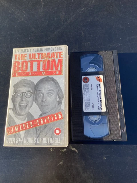 THE ULTIMATE BOTTOM Live VHS Limited Edition Rik Mayall Adrian ...
