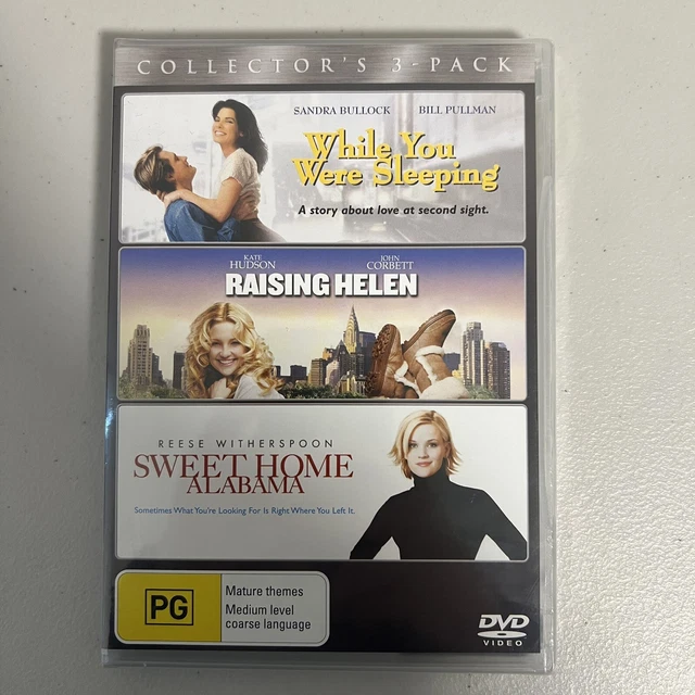 WHILE YOU WERE Sleeping/Raising Helen/Sweet Home Alabame (DVD) Brand ...