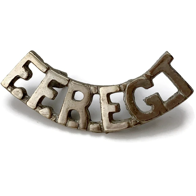 BRITISH INDIAN ARMY Frontier Force Rifles Regiment India Shoulder Title ...