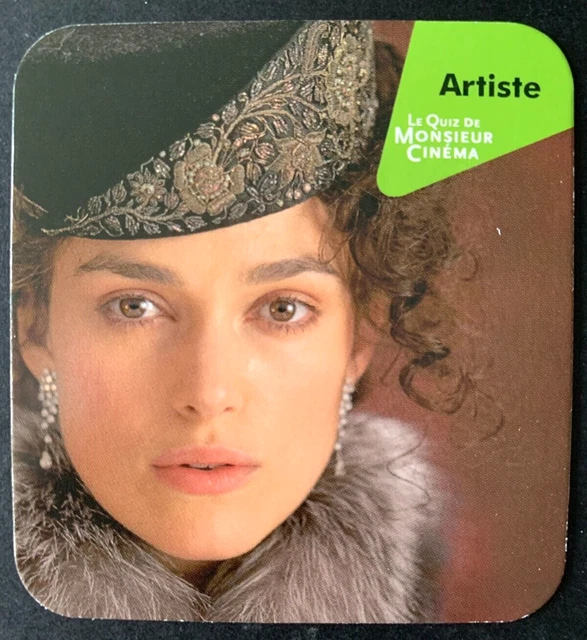 KEIRA KNIGHTLEY, RARE Trading "Rookie" Card, Collector French Edition ...