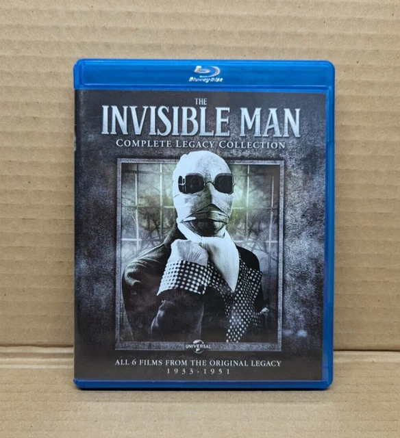 THE INVISIBLE MAN: Complete Legacy Collection (Blu-Ray, 2018, 4-Discs ...