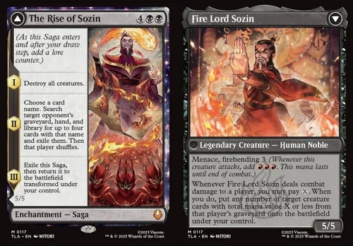 THE RISE OF Sozin // Fire Lord Sozin - Foil Avatar The Last Airbender ...