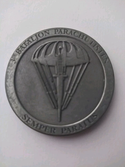 INSIGNE MILITAIRE COIN'S 3°Bataillon Parachutiste Belgique Forces ...