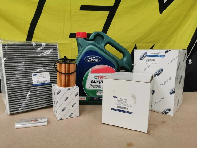 GENUINE FORD FOCUS MK3 1.5 ST-Line Service Kit - Oil Air Pollen Cabin ...