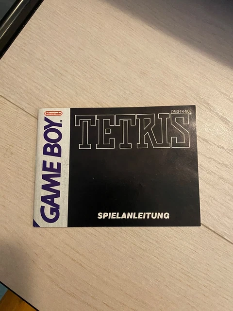 ORIGINAL ANLEITUNG – Game Boy TETRIS (DMG-TR-NOE, 1990) EUR 1,00 ...
