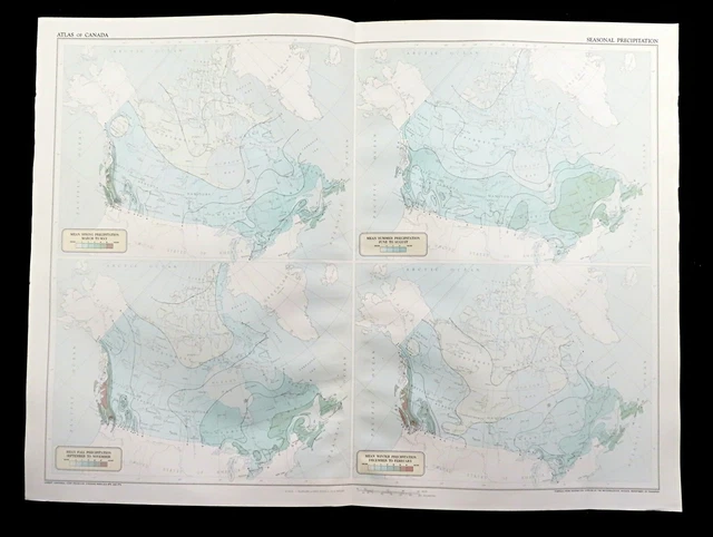 TEMPS CARTE DE Canada Meteorology Pluviométrie Climate Chart Grand ...