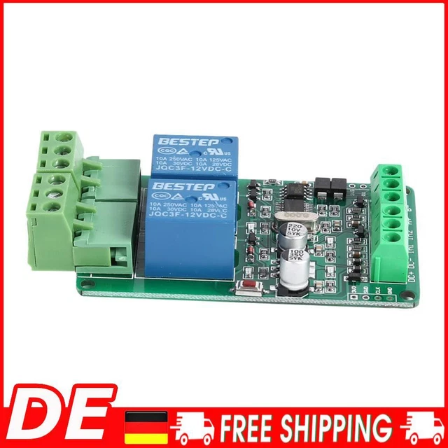 MODBUS RTU 2-WEGE-RELAISMODUL STM32F030F4 Mikrocontroller RS485-Kommunikation EUR 7,13 - PicClick DE