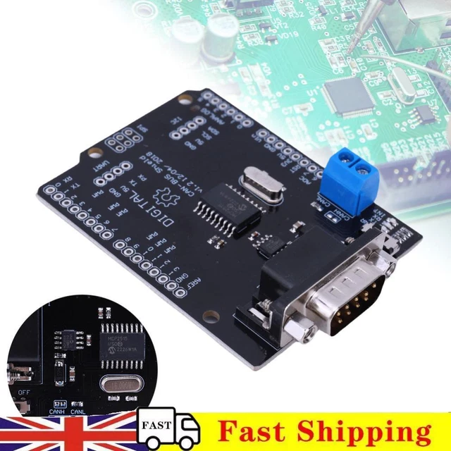 MCP2515 CAN BUS Shield Useful Can Bus Controller Shield Board Module for Arduino £8.98 - PicClick UK