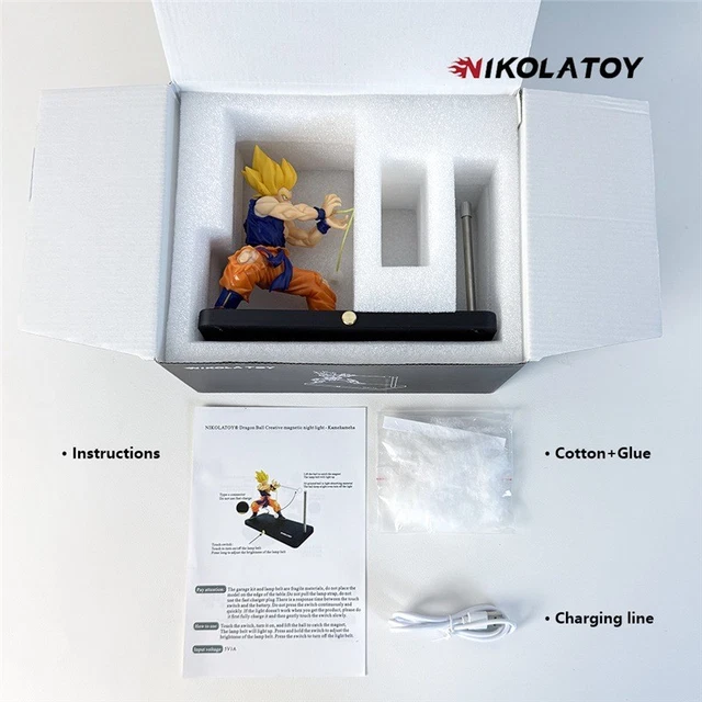 DRAGON BALL GOKU Kamehameha LED Night Light Anime Lamp Toy Gift for ...