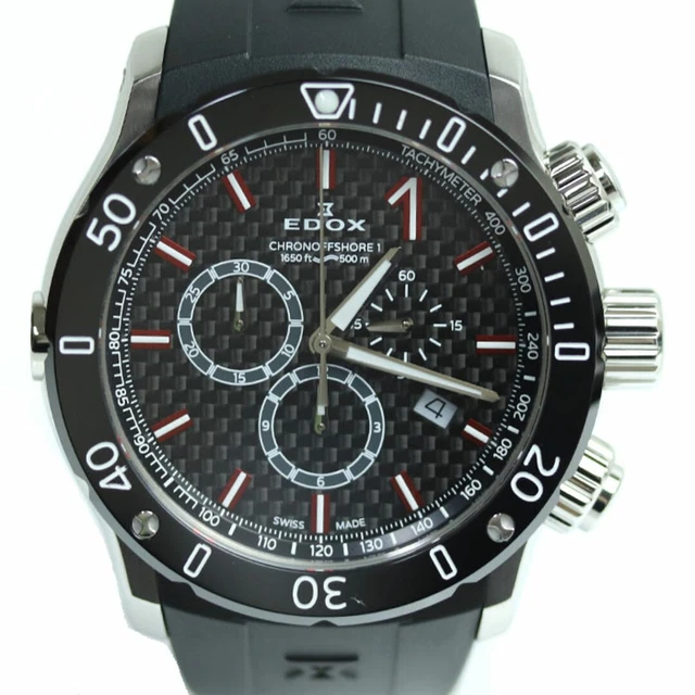 MONTRE EDOX EDOX Chrono Offshore 1 à piles 10221 3 NIRO2 hommes d ...