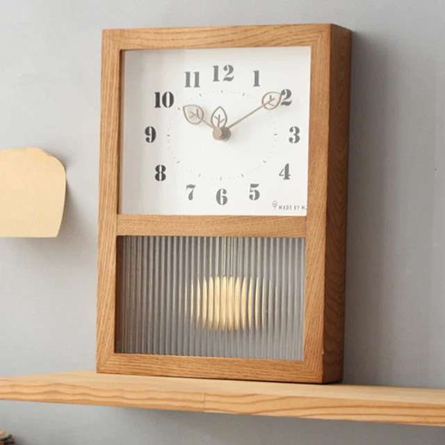 HORLOGE MURALE AVEC Pendule Oscillant, Horloge à Pendule pour La Maison ...