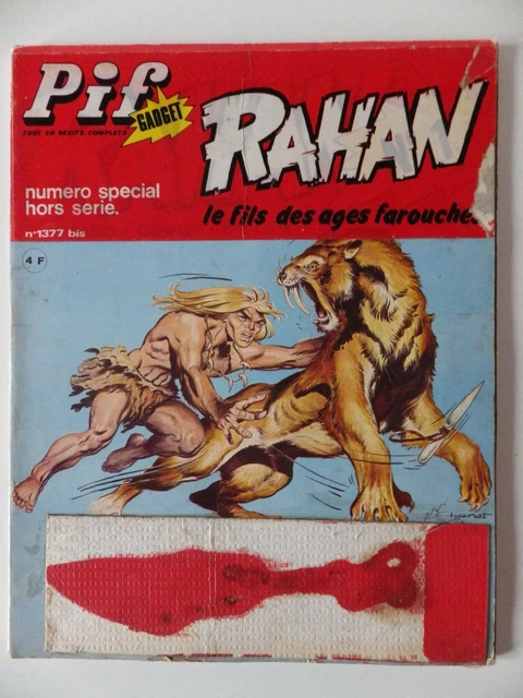 RARE EO 1971 CHÉRET / LECUREUX RAHAN N° 0 HS Trimestriel PIF GADGET ...