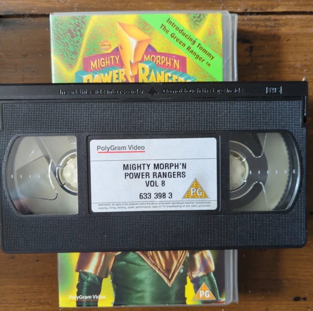MIGHTY MORPHIN POWER Rangers Rare VHS Video Green With Evil Part 1, 2 ...