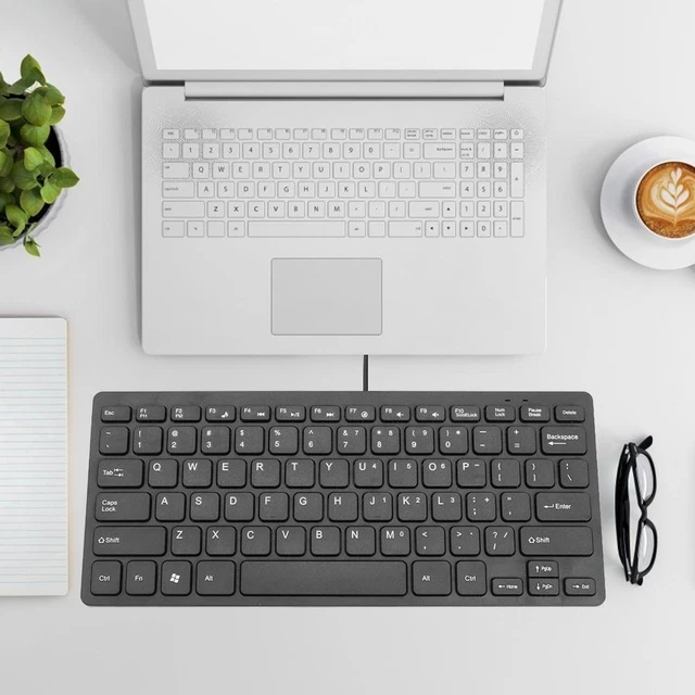 K1000 Super Slim Usb Mini Multimedia Wired Keyboard 78 Keys Kaypad For Notebook Eur 1404 