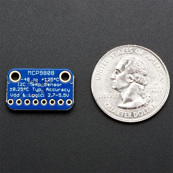 ADAFRUIT MCP9808 HIGH Accuracy I2C Temperature Sensor Breakout Board ...