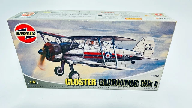 AIRFIX A01002 1:72 Scale Gloster Gladiator MkI Model Aircraft Kit EUR 4 ...