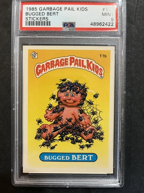 1985 GARBAGE PAIL KIDS #11b Bugged Bert. PSA Graded 9 GPK OS1 EUR 92,34 ...