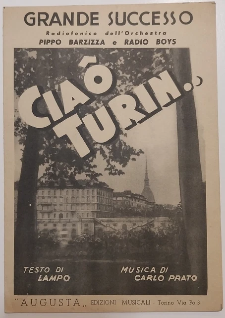 # 8 SPARTITO Ciau Turin Augusta edizioni EUR 10,00 - PicClick IT