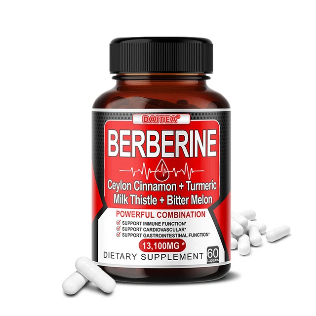 BERBERINE HCI+CEYLON CINNAMON Capsules-Blood Sugar Support,Cardiovascular Health £7.67 - PicClick UK