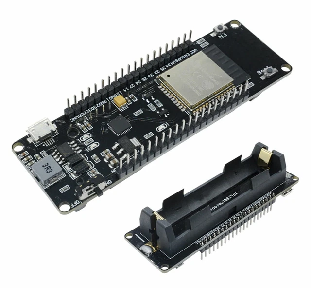 ESP32 DEV. BOARD with 18650 Battery Mount | ESP-WROOM-32 £15.11 ...