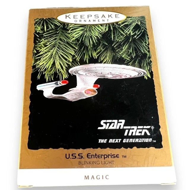 HALLMARK STAR TREK 1998 Uss Uss Enterprise Ncc-1701-E Ornement Souvenir ...
