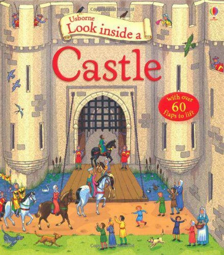 LOOK INSIDE A Castle (Usborne Look Inside) by Conrad Mason, NEW Book ...