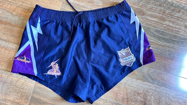 MELBOURNE STORM RUGBY Footy Nrl Tradie Shorts Sz Small EUR 24,56 ...