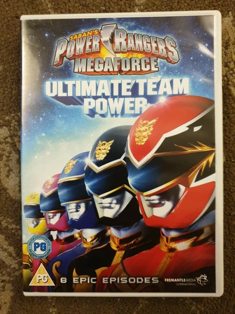 POWER RANGERS MEGAFORCE Ultimate Team Power Dvd 8 Episodes Kids EUR 11 ...