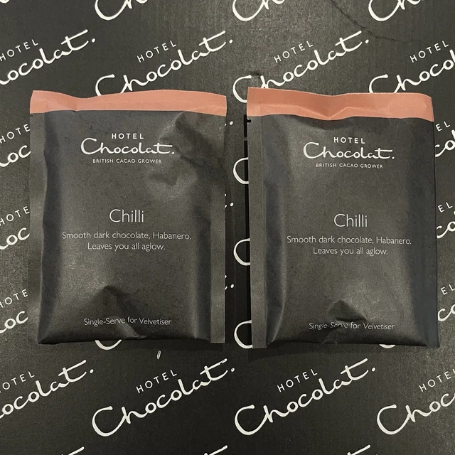 HOTEL CHOCOLAT CHILLI Hot Chocolate Sachet x2 £6.96 - PicClick UK