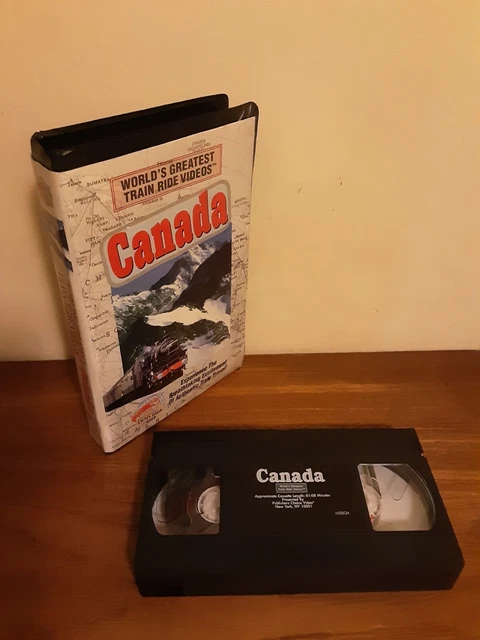 RAIL TOUR OF Canada - VHS / Video Tape - Trains Railway - NTSC - USA ...