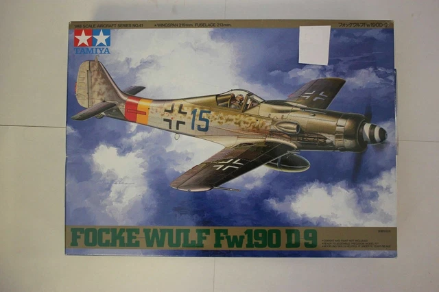 Tamiya 61041 Focke Wulf Fw190 D 9 1 48 Aircraft Model Kit £20 95
