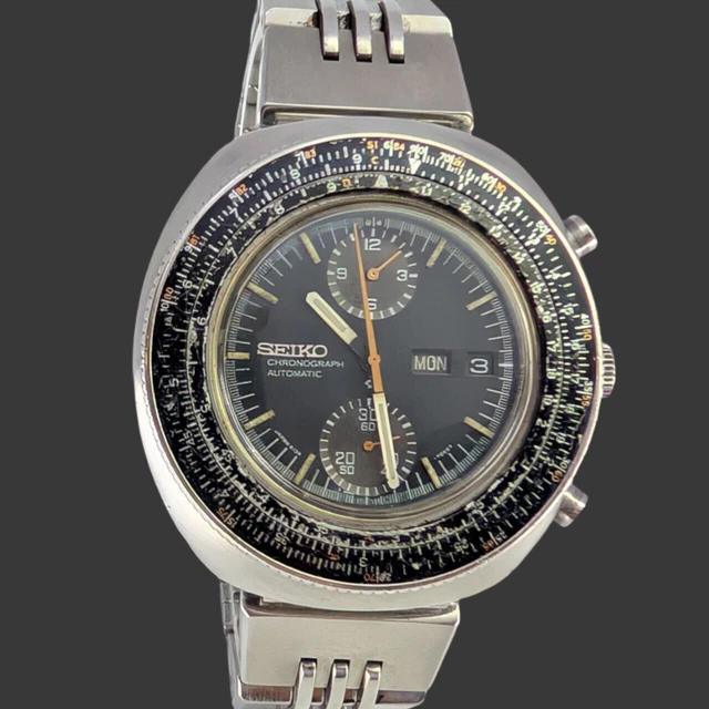 VINTAGE SEIKO SLIDE Rule 6138-7000 Automatic Watch c.1973 #65465 $2,850 ...