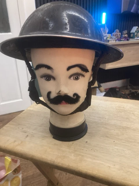 ORIGINAL WW2 BRITISH Home Front Civil Defence Warden's Helmet ...