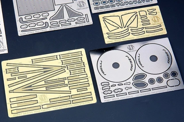 TAMIYA HOBBYDESIGN HD02 0364 124 Mercedes-AMG GT3 Detail Up Set 24345 ...