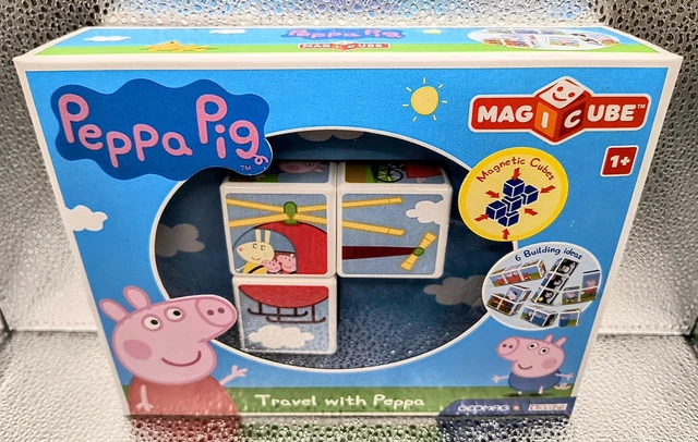 PEPPA PIG MAGICUBE Travel With Peppa Magnetic Cubes New Made In ...