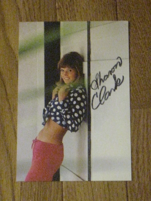 PLAYBOY PLAYMATE SHARON CLARK Signed 4x6 SEXY Photo AUTOGRAPH 1C EUR 25 ...