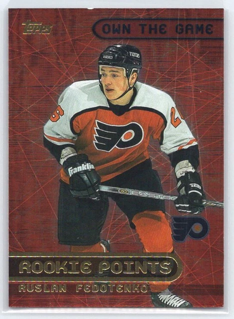 2001 TOPPS RUSLAN Fedotenko #OTG16 Own The Game Flyers de Philadelphie ...