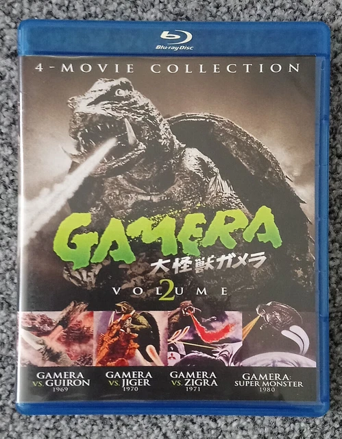 GAMERA: 4-MOVIE COLLECTION, Vol. 2 (Blu-ray) OOP Showa Kaiju Region ...