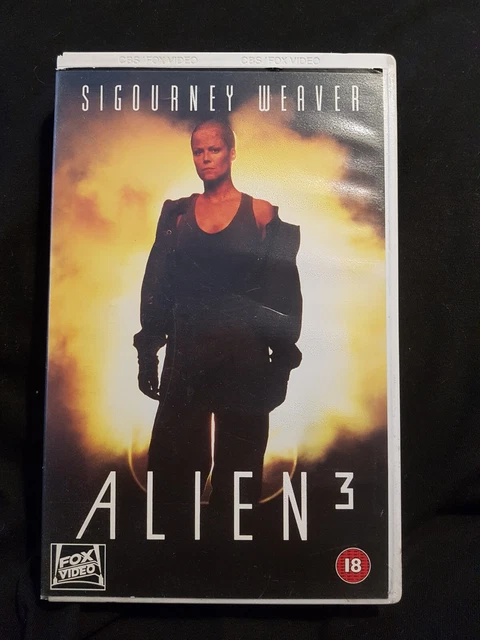 ALIEN 3 BIG Box Ex Rental VHS 18 Cert Horror Reversible Sleeve £12.90 ...
