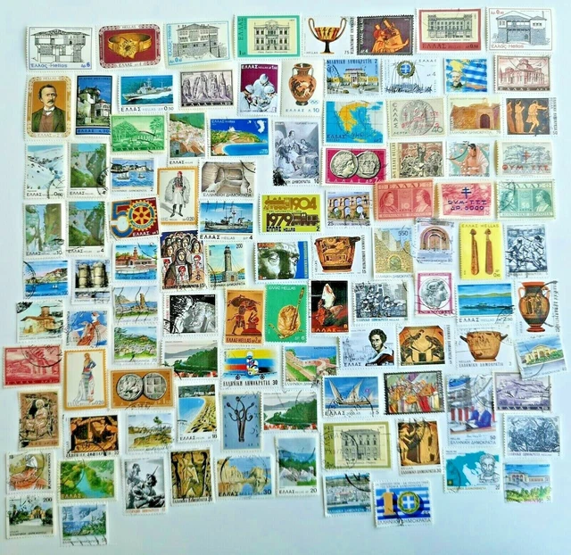 GREECE STAMPS COLLECTION - 100 to 1000 Different Stamps £6.75 - PicClick UK