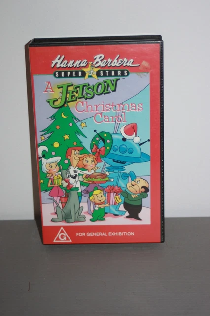 VHS A JETSON CHRISTMAS CAROL Hanna Barbera Super Stars 1985 Video Tape ...