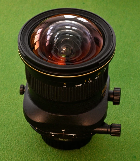 NIKKOR NIKON PC 19mm f/4.0E ED TILT-SHIFT LENS PRE-OWNED MINT CONDITION ...