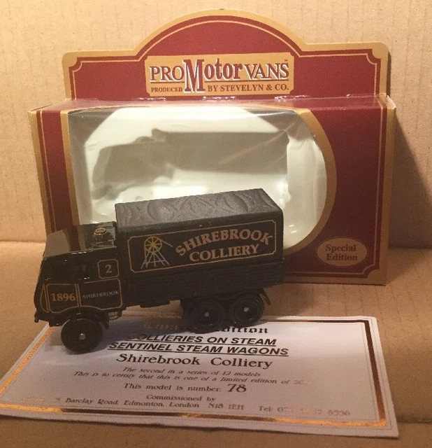 LLEDO EDIZIONE LIMITATA SENTINEL STEAM WAGON Shirebrook Colliery EUR 9 ...