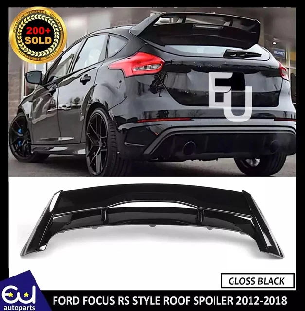 REAR BOOT ROOF Spoiler Extension Wing For Ford Focus Rs Style 2012-18 ...