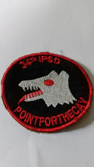 PATCH ARMEE US 34 TH IPSD POINTFORTHECAV original EUR 6,00 - PicClick FR