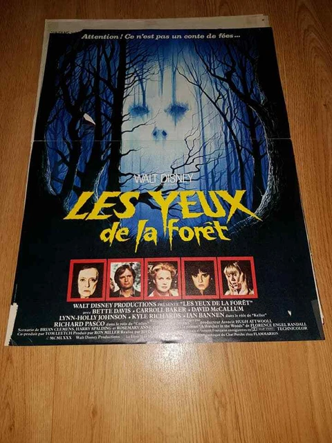 Affiche De CinÉma Dépoque Du Film Les Yeux De La Foret De 1980