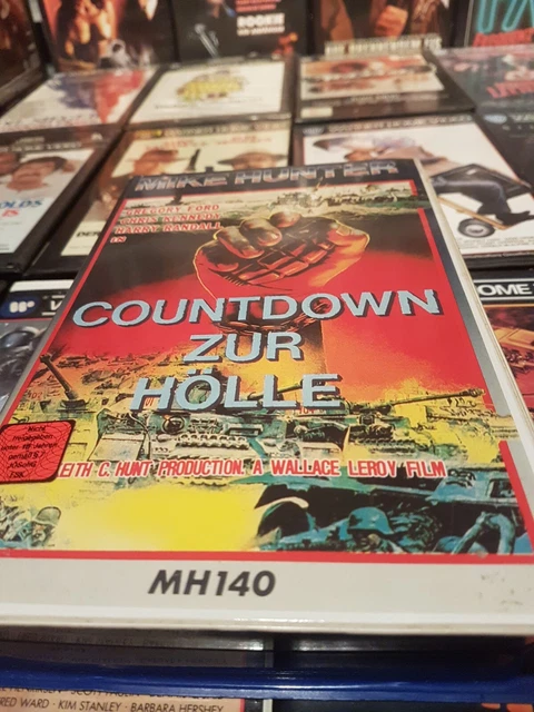 COUNTDOWN ZUR HÖLLE VHS rarität kriegsfilm Mike hunter gregory Ford FSK 18 EUR 4,95 - PicClick DE